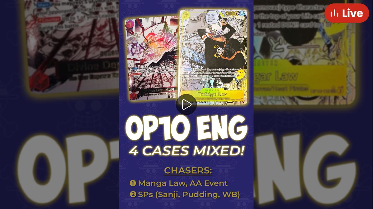 🔥 INSANE 4 OP10 ENG MIXED CASES RTYH & DEGEN RUNS! 🔥 · kam_collects ...