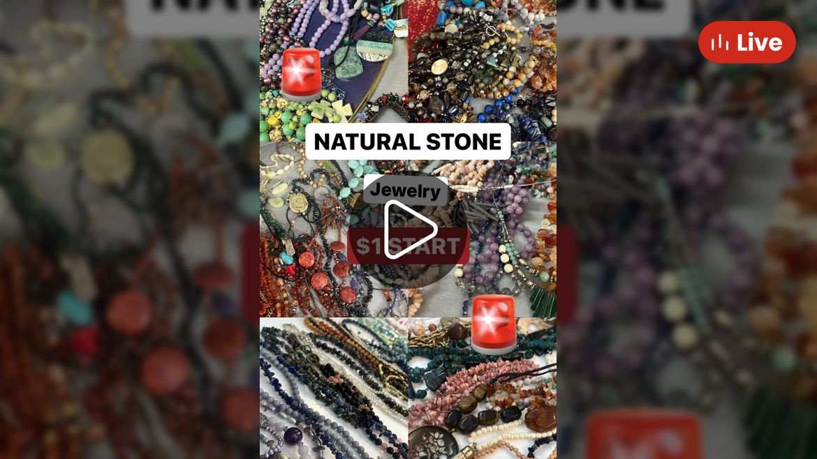 Whatnot - 🛍️ Natural Stone Jewelry SALE 🚨 $1 START 💵 Livestream by ...