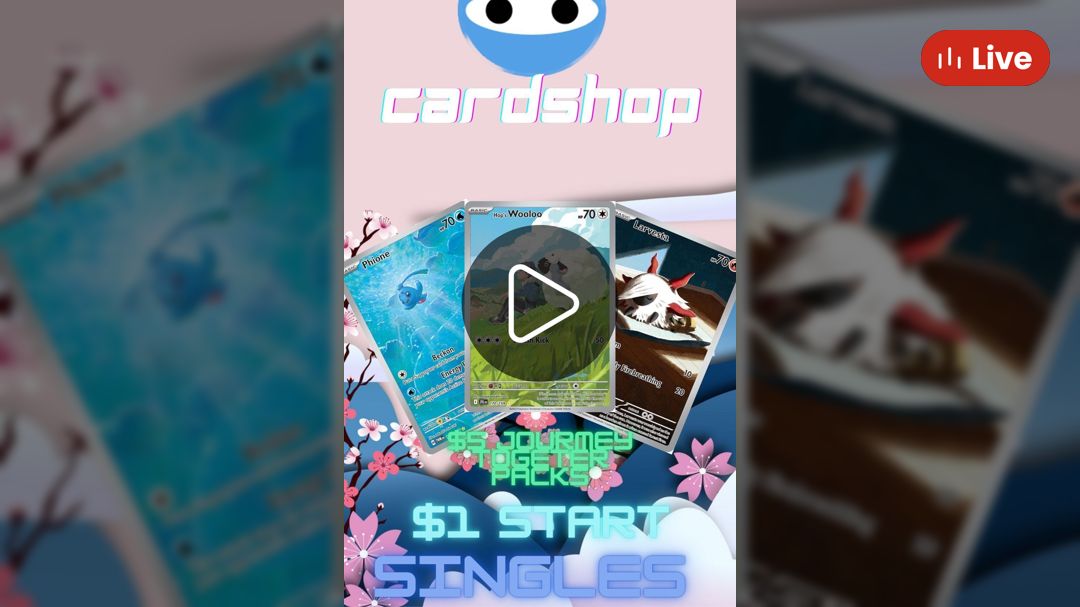 @ninjacatcardshop's Livestream on Whatnot