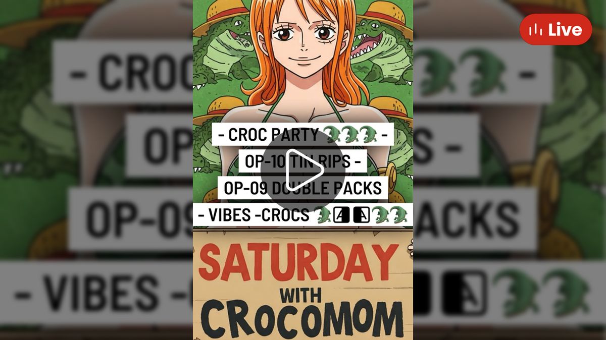 SATURDAYS AITH CROCOMOM · crocomom · Whatnot: Buy, Sell & Go Live