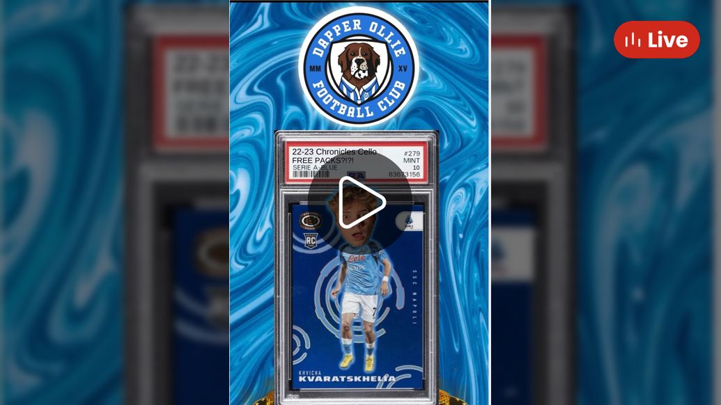 Singles with some packs! · dapper_ollie · Whatnot: Buy, Sell & Go Live