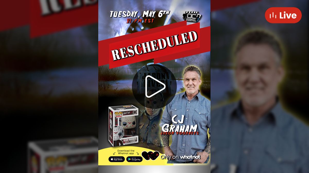 Live Signing with CJ Graham (Jason Voorhees from Friday the 13th part ...