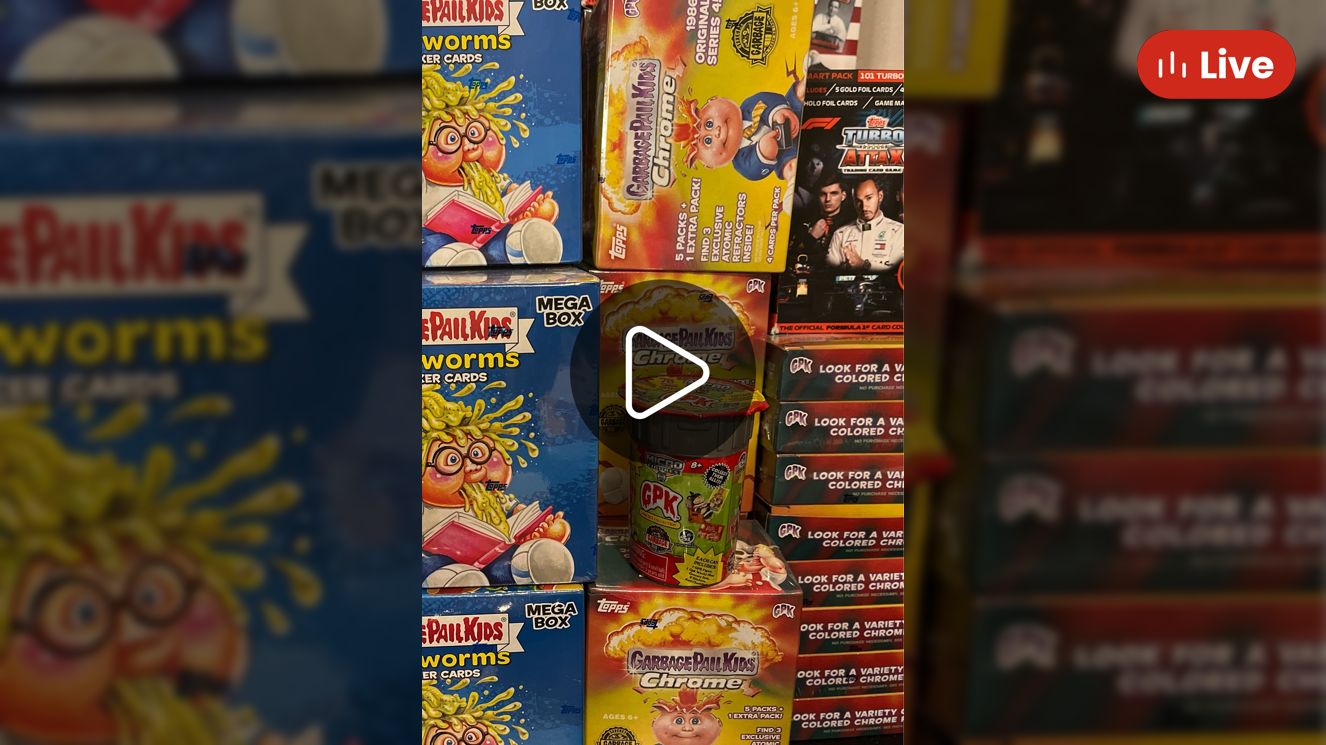 Whatnot - GPK first show. Book Worms, Chrome, Micro Figures Livestream ...