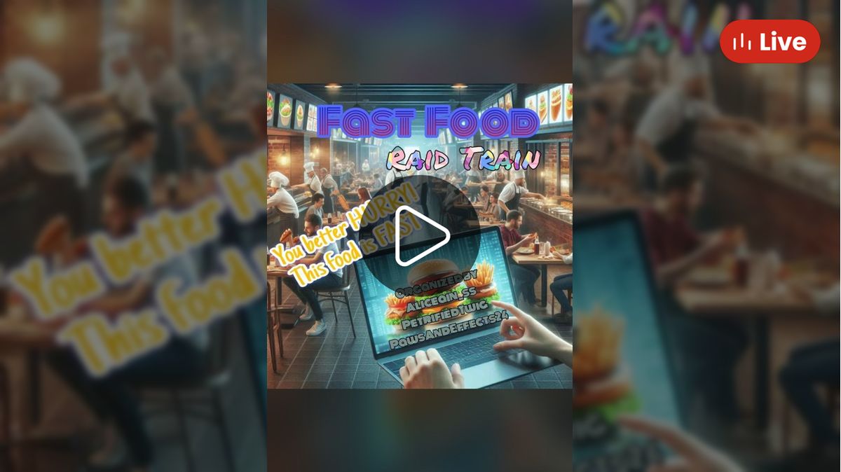 Fast Food Raid Train · mandapanda2349 · Whatnot: Buy, Sell & Go Live