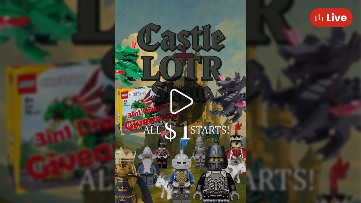 $1 Start Castle / Lotr / Mocs Medieval Dragon Giveaway · @sammysbricks ...