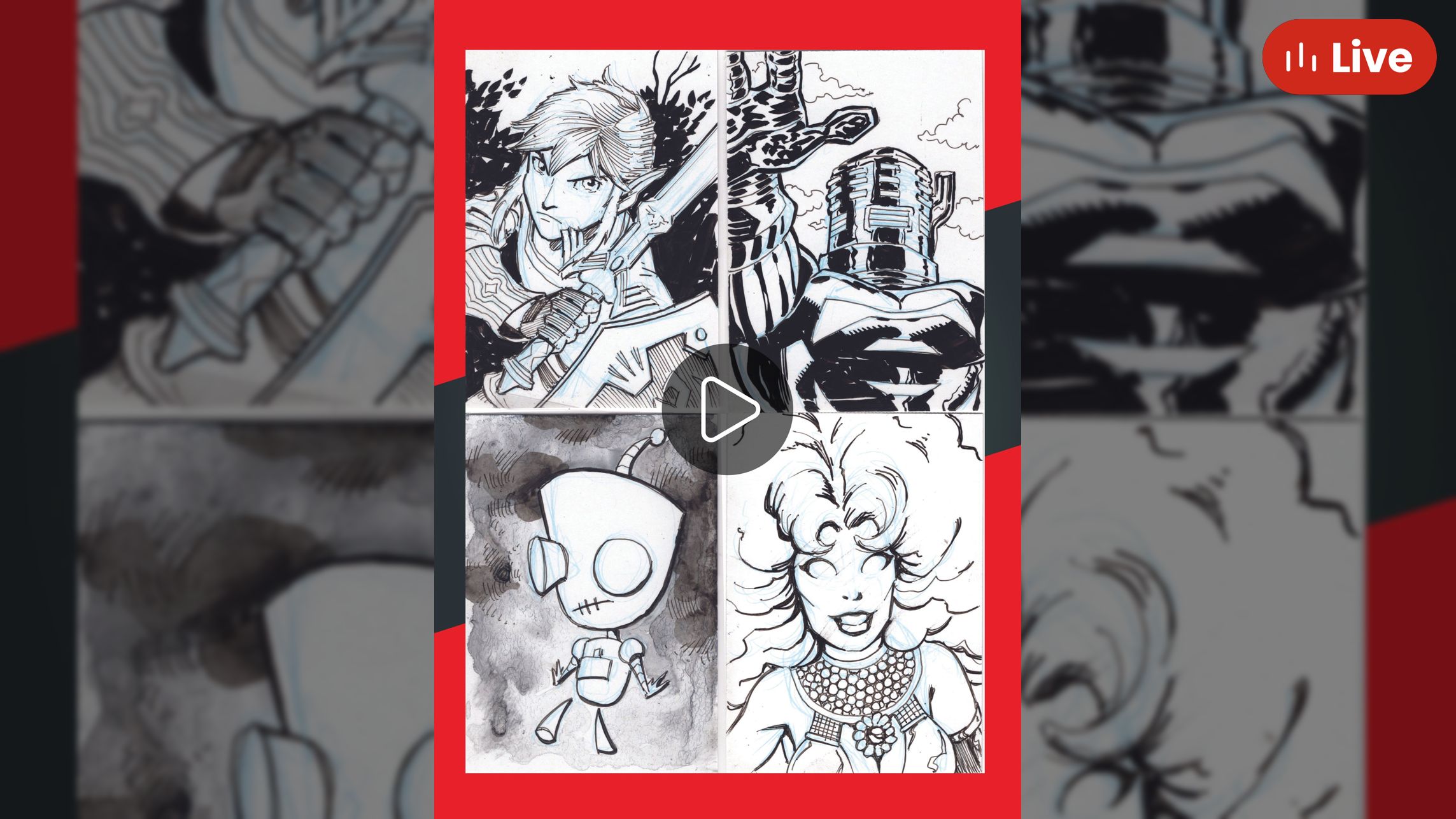 Whatnot - Sketches Starting at $1 & Giveaway at 200 Followers | Drawing ...