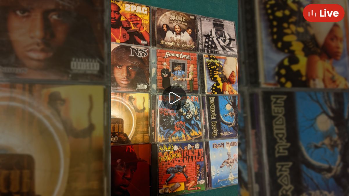 CD AUCTION 300+ Grails METALLICA IRON MAIDEN LIL WAYNE KISS ACDC 90s ...