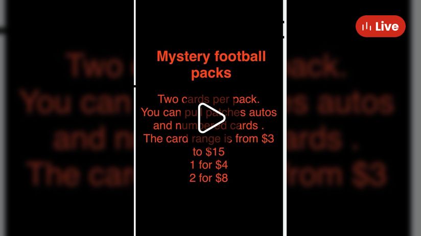 Football mystery packs · cyael · Whatnot: Buy, Sell & Go Live