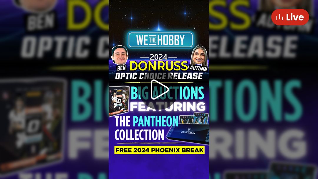 wethehobby is live · Football Breaks · Hobby, Random Team, $1 Starts ...