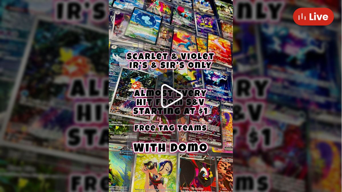 All S&V IRs and SIRs + Free Tag Teams w Domo · @domorex · Whatnot: Shop ...