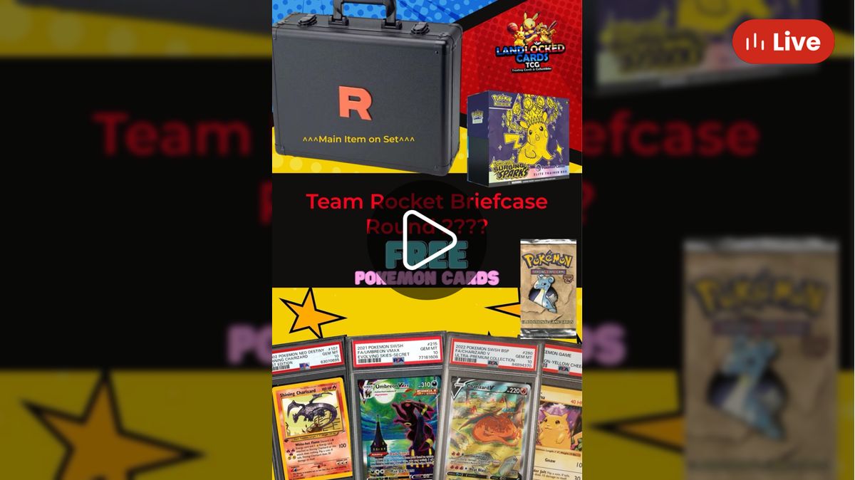 Team Rocket Briefcase!!!! WE CRAZYYY · @landlockedcards · Whatnot: Shop ...