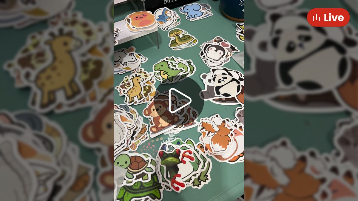 Stickers galore come get your fix ️‍🔥 ️‍🔥 ️‍🔥 ️‍🔥. Axolotl stickers ...