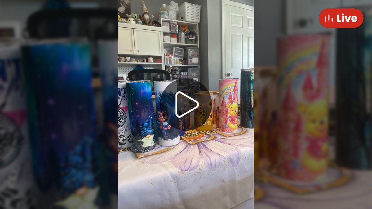 Tumblers and wind spinners!! · @daisyblossomsdesigns · Whatnot: Shop ...