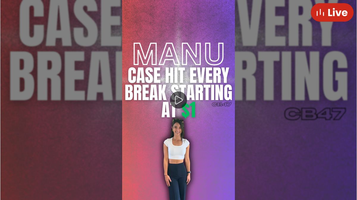 CASE HITS FOR BREAKFAST 🎥 W/ MANU · @cardboard47 · Whatnot: Shop, Sell ...