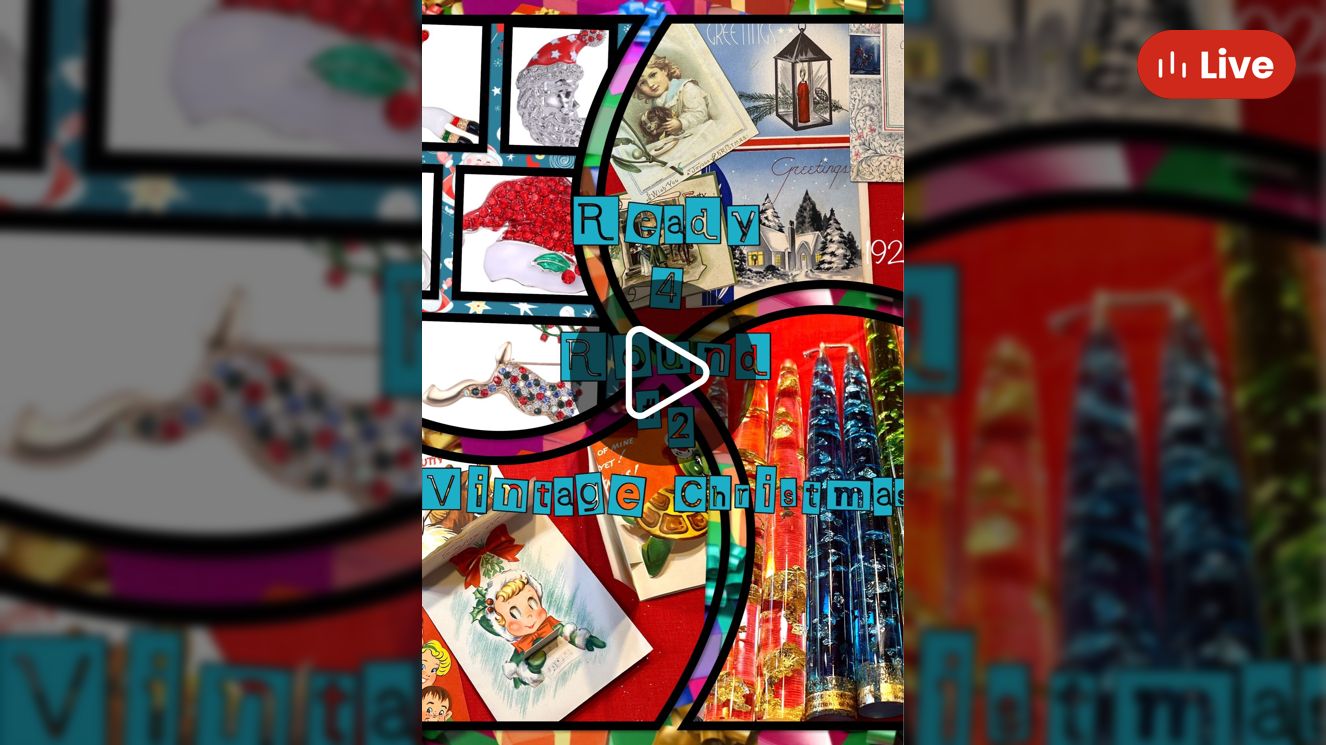 Whatnot - Vintage Christmas Round #2 Livestream by longislandvintage # ...
