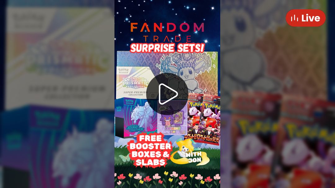 ⚡FREE BOXES & SLABS + INSANE SURPRISE SETS⚡w/ JONNAY · @fandomtrade ...