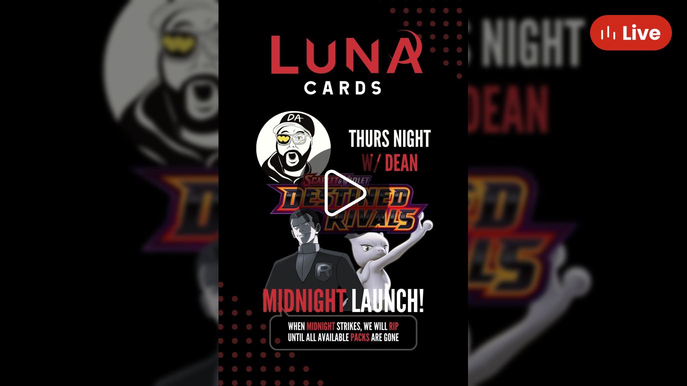 @luna_cards's Livestream on Whatnot