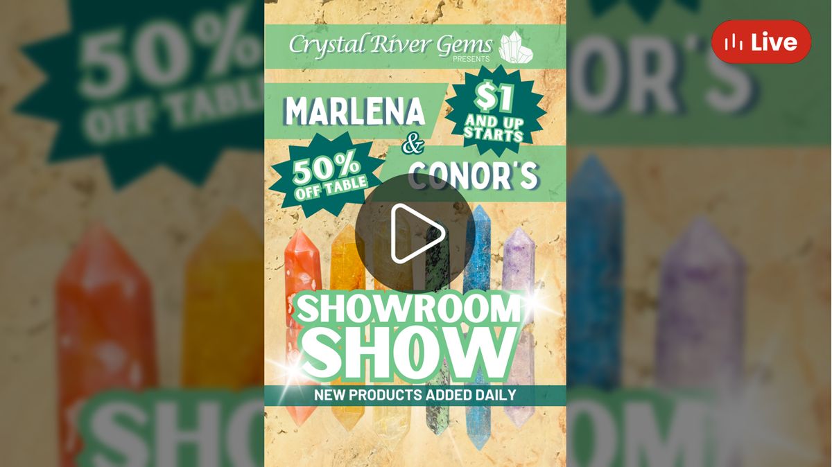 Crystal River Gems Marlena & Conor's Show · @crgrocks · Whatnot: Shop, Sell, Connect