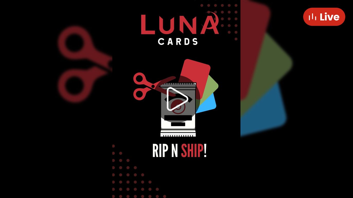 @luna_cards's Livestream on Whatnot