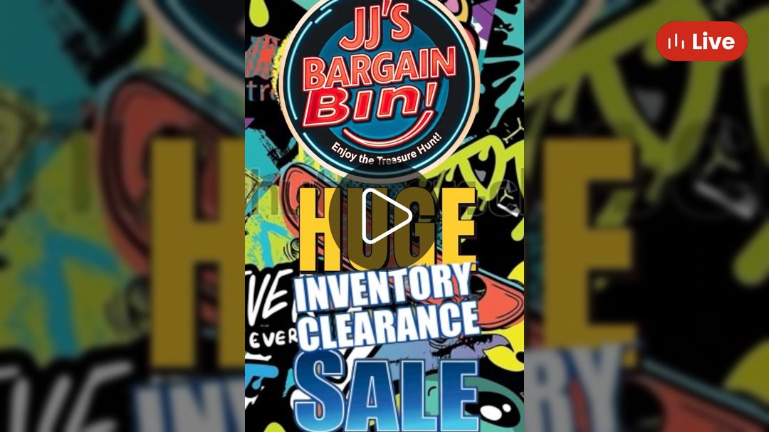 Huge inventory sale · @jjsbargainbin · Whatnot: Shop, Sell, Connect