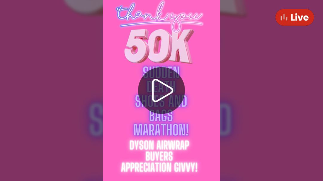 50K SUDDEN DEATH SHOES + HANDBAG MARATHON!🩷 · @britt0091 · Whatnot ...