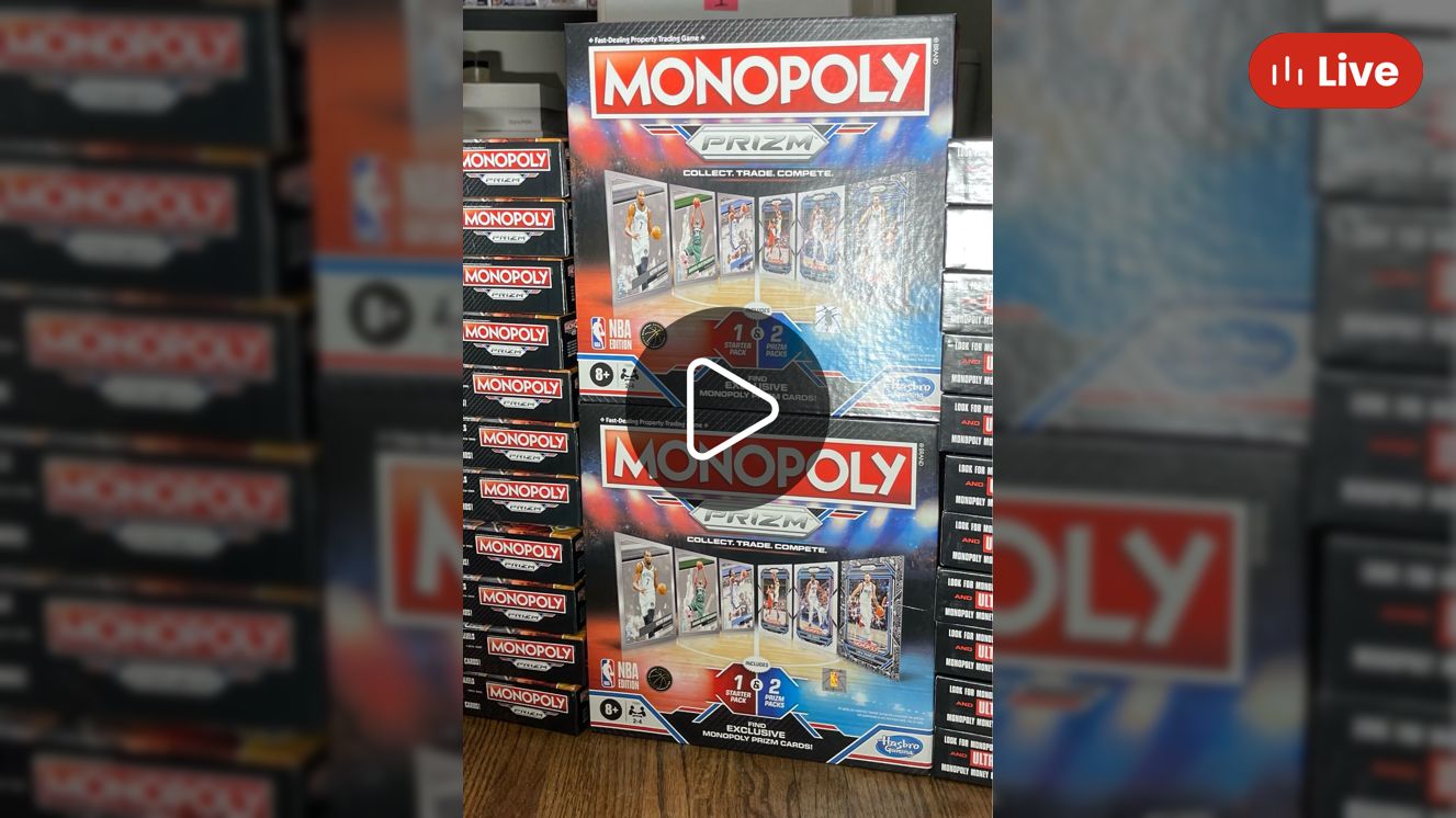 Whatnot - PANINI PRIZM MONOPOLY BOOSTERS AND BOX SETS - 1000 FOLLOWER GIVEAWAY Livestream by ...