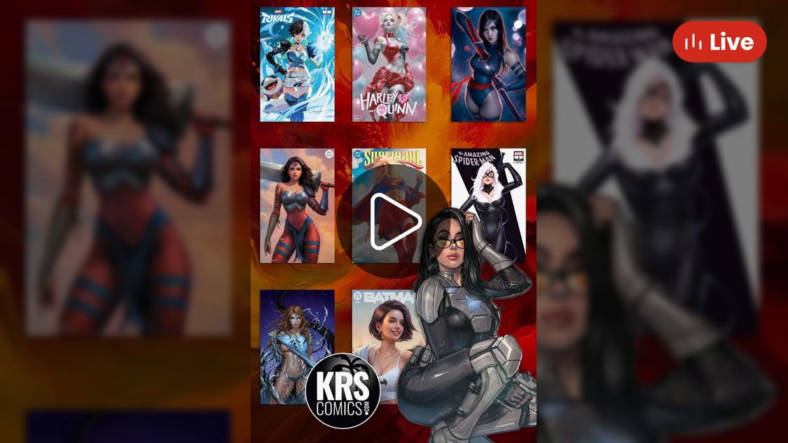 PRIMETIME THURSDAY WITH KRS! EXCLUSIVES, INCENTIVES, & GIVEAWAYS! · @krscomics · Whatnot: Shop ...