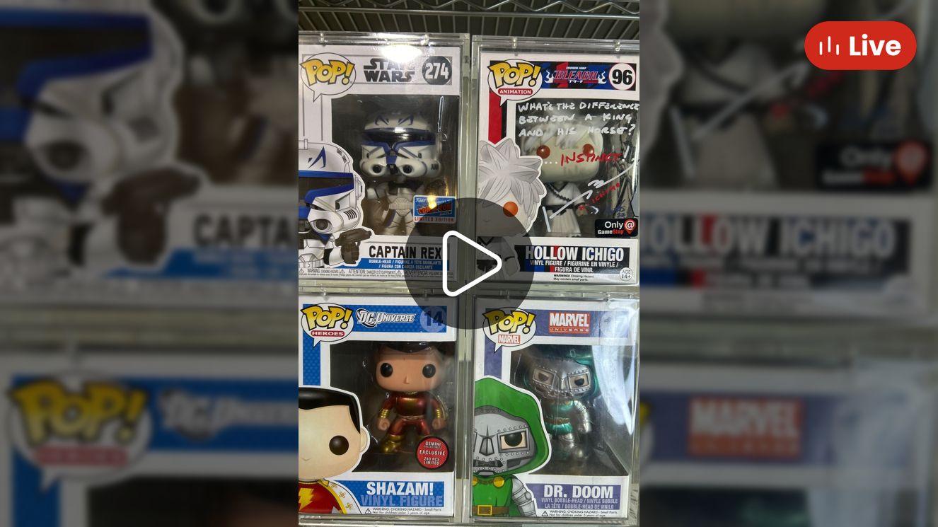 @fabpop_collections's Livestream on Whatnot