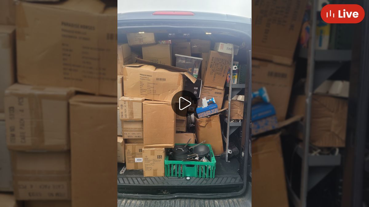 storage locker clean out live unboxing don't miss it · @junck4450 ...