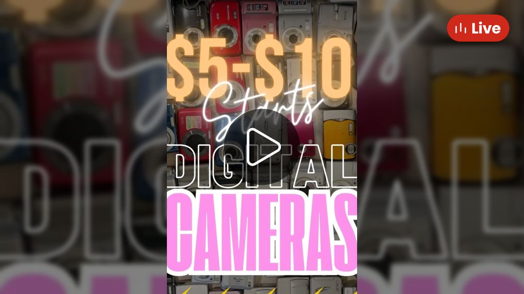 POP-UP Cameras & Camcorders Show - $1-$10 Starts · @themrbanana ...