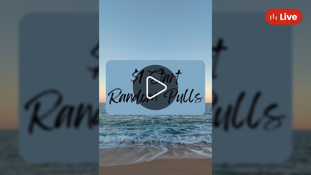 $1 Start - Random Pulls · @thriftedbyjules · Whatnot: Shop, Sell, Connect