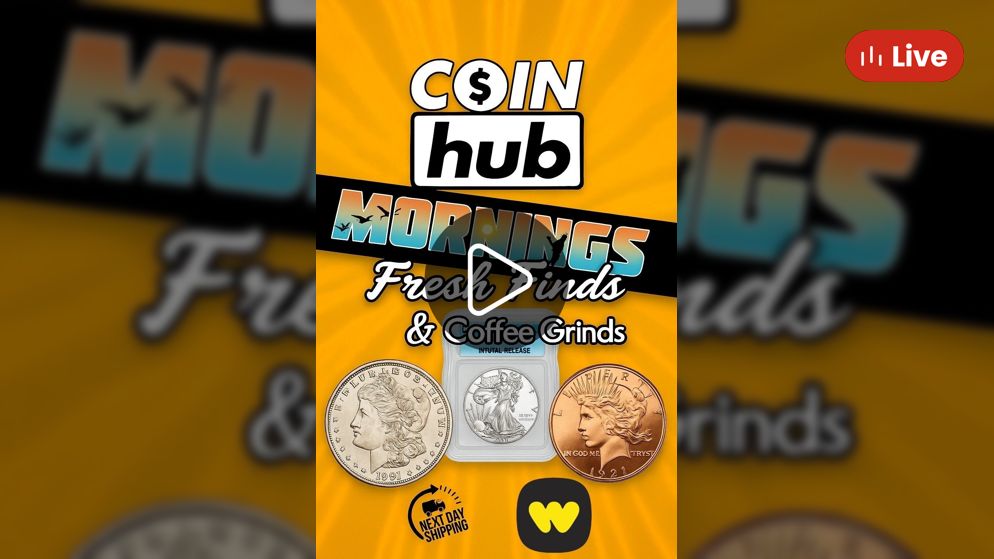 Saturday Morning Coin Frenzy · @coinhub · Whatnot: Shop, Sell, Connect