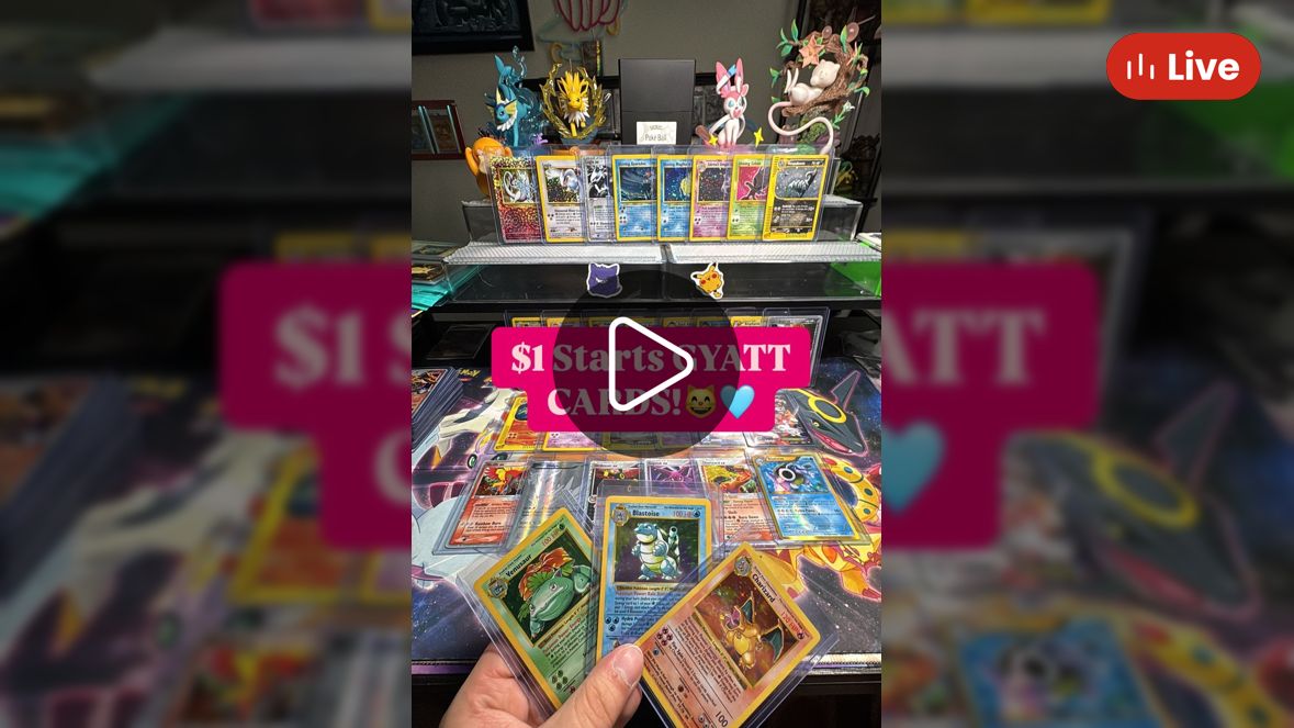 $1 Starts GYATT Cards!😸 · @coolcatcards · Whatnot: Shop, Sell, Connect