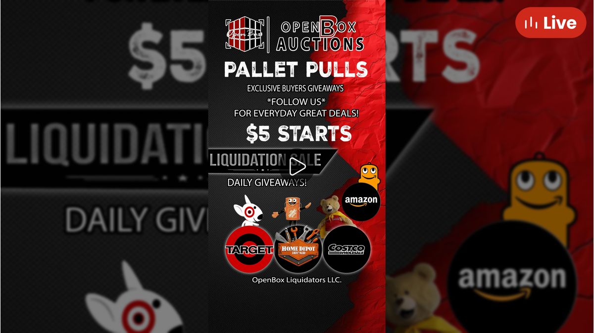 Pallet Pulls - Home Depot, Target, Costco, and Amazon Brands - as seen on STREAM - All Sales ...