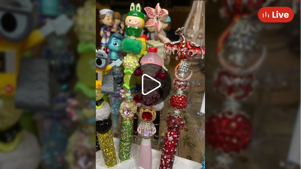 PENS & BOX CUTTERS. Let’s build! · @shiny_objects · Whatnot: Shop, Sell ...