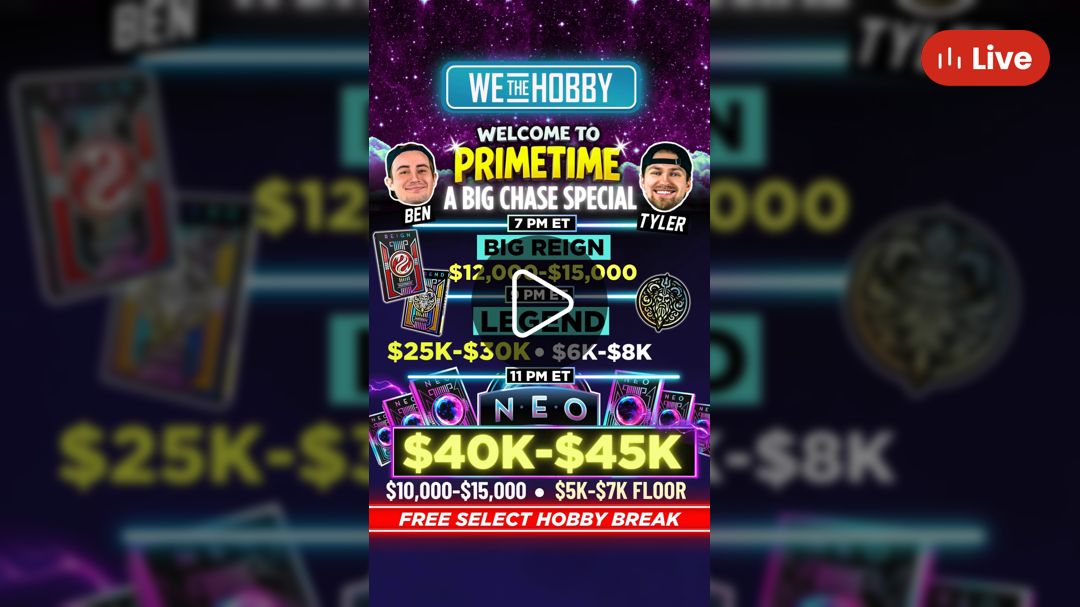 @wethehobby's Livestream on Whatnot