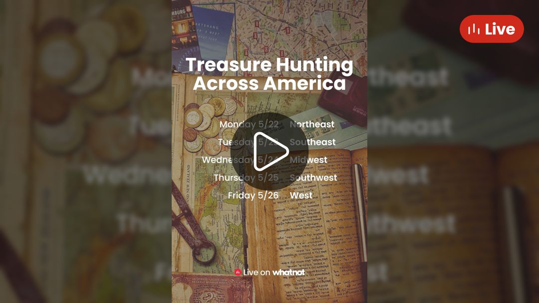 Whatnot - Treasure Hunting: Tennessee Livestream by ...