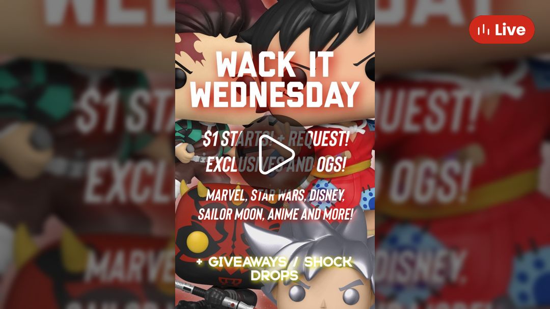 WACK IT WEDNESDAY! REQUEST + $1 STARTS! LMK WHATS POPPIN! · @animetasia ...