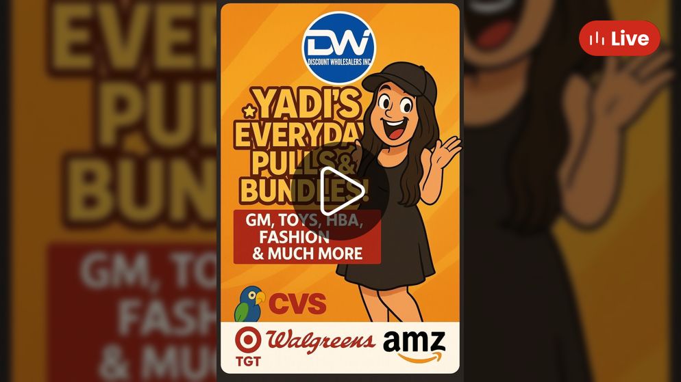 Bulk Bundles buys , full boxes of assorted merchandise with YADI · @discountwholesalers ...