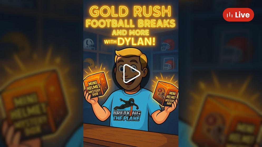 Football Breaks with Dylan! Gold Rush Group Breaks and Rip N Ships ...