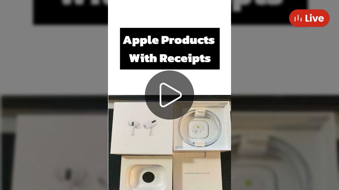 APPLE AIRPOD PRO 2ND GEN WITH RECEIPT · @buckersells · Whatnot: Shop ...