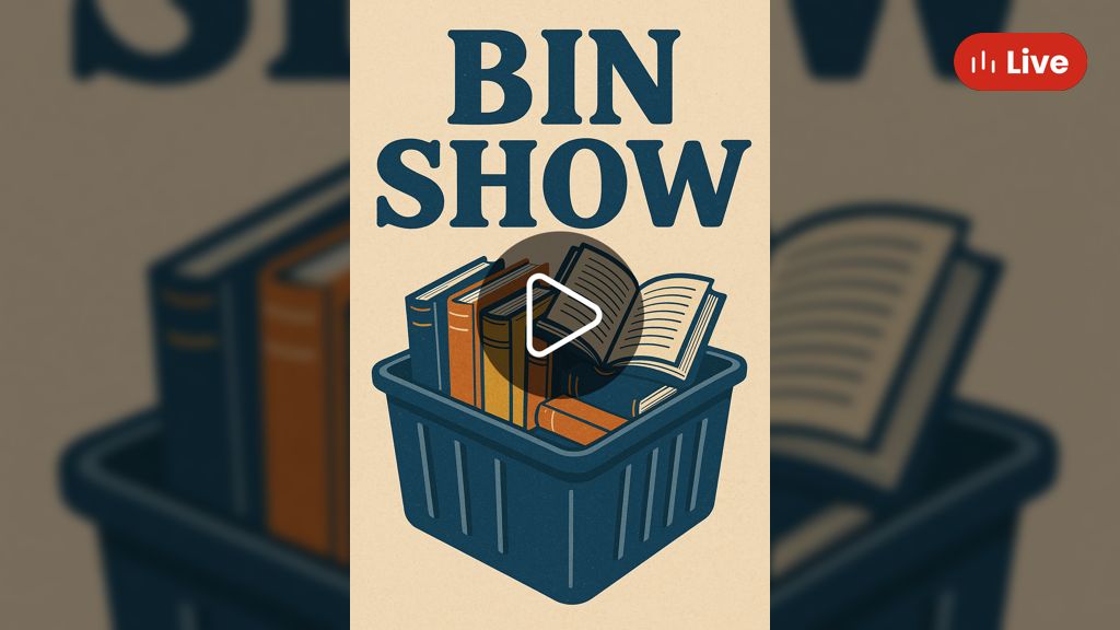 *Not a Live* Bin Show · @runningfromreality · Whatnot: Shop, Sell, Connect