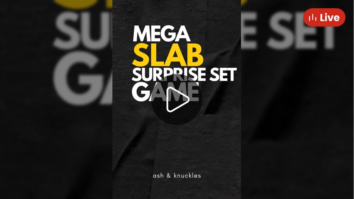 🚨MEGA SLAB SURPRISE SET🚨 w/ ash & knuckles · @domorex · Whatnot: Shop ...