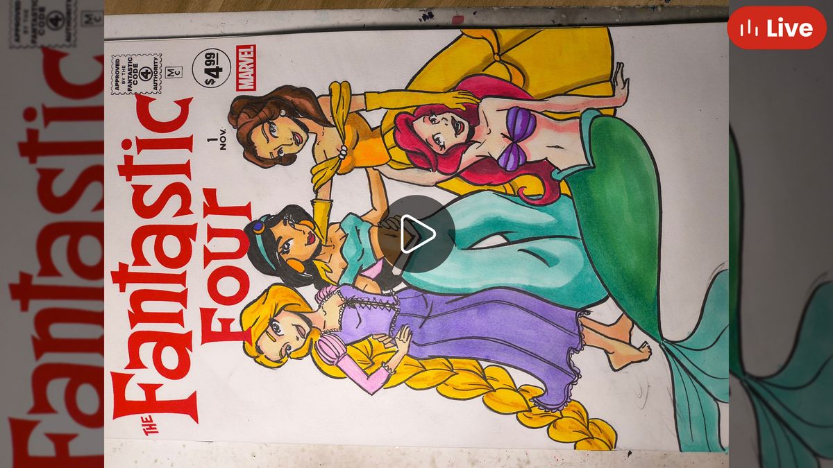 All Day Every Day Art Stream! Fantastic 4, Blue Blood, NSFW Baroness ...