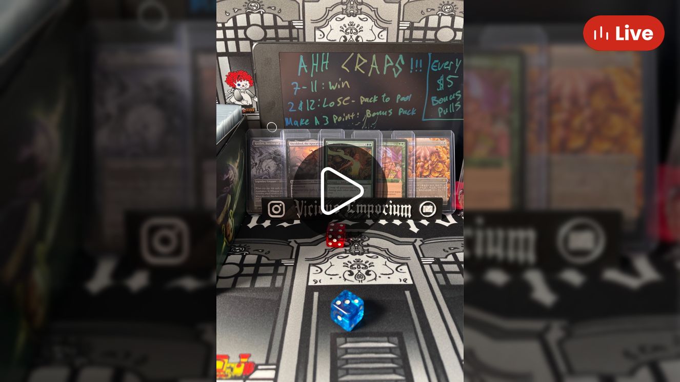 Whatnot - 🎡🎲Ahh Craps pt.3🎲🎡 Livestream by vicious_emporium #magic:_the ...