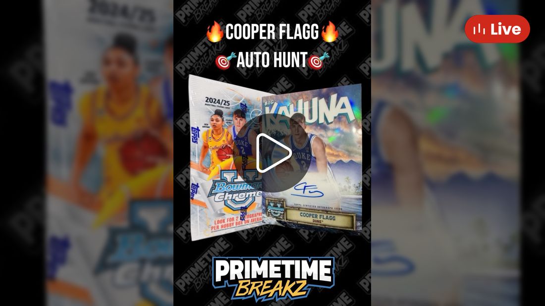 🚨COOPER FLAGG AUTO BREAKS W/ JRod!🚨 · @primetimebreakz · Whatnot: Shop ...