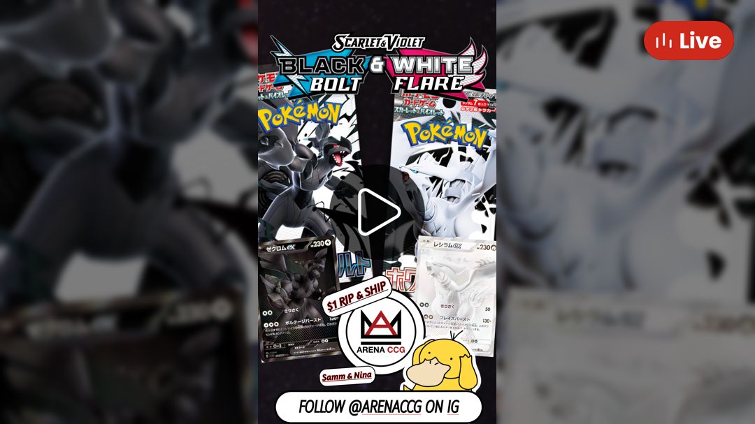 🖤$1 STARTS BLACK BOLT & WHITE FLARE & MORE 🤍 W/ NINA, SAMM, & EDGAR ...