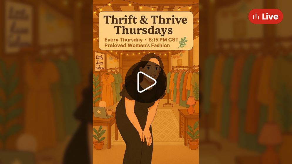 Thrift & Thrive Thursdays · @sarahslittleluxegalaxy · Whatnot: Shop ...