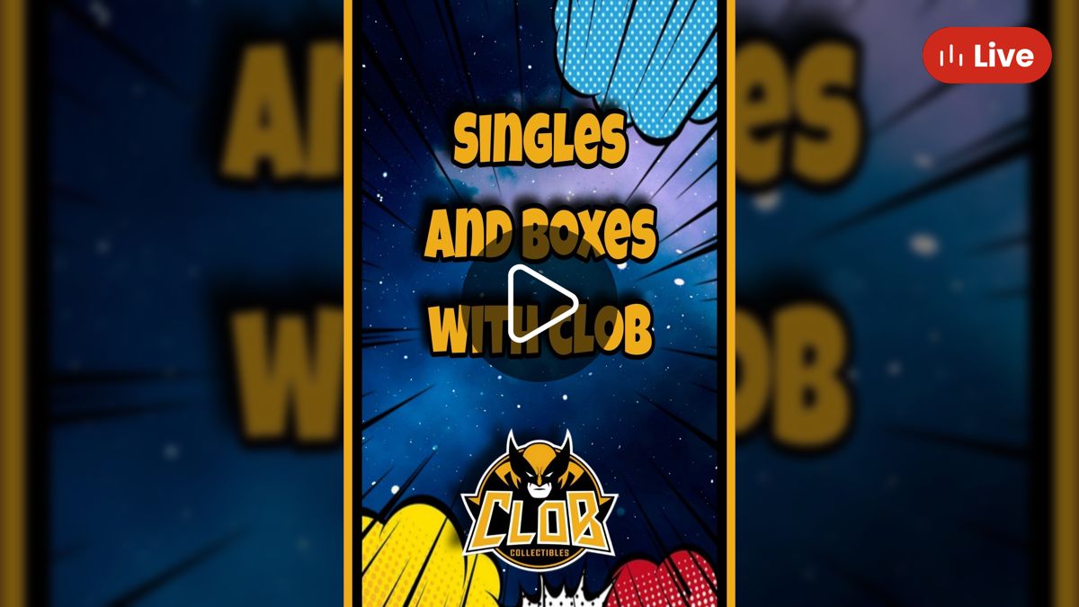 clob_collectibles is live · Marvel Cards · Whatnot: Shop, Sell, Connect