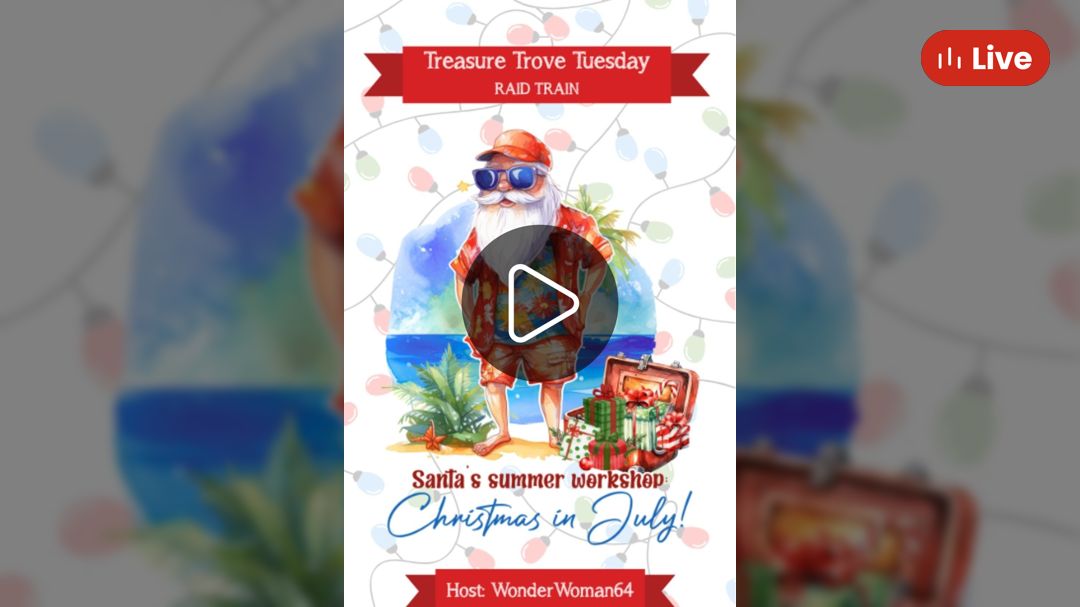 Treasure Trove Tuesday Raid Train · @barbaraflorentine · Whatnot: Shop, Sell, Connect